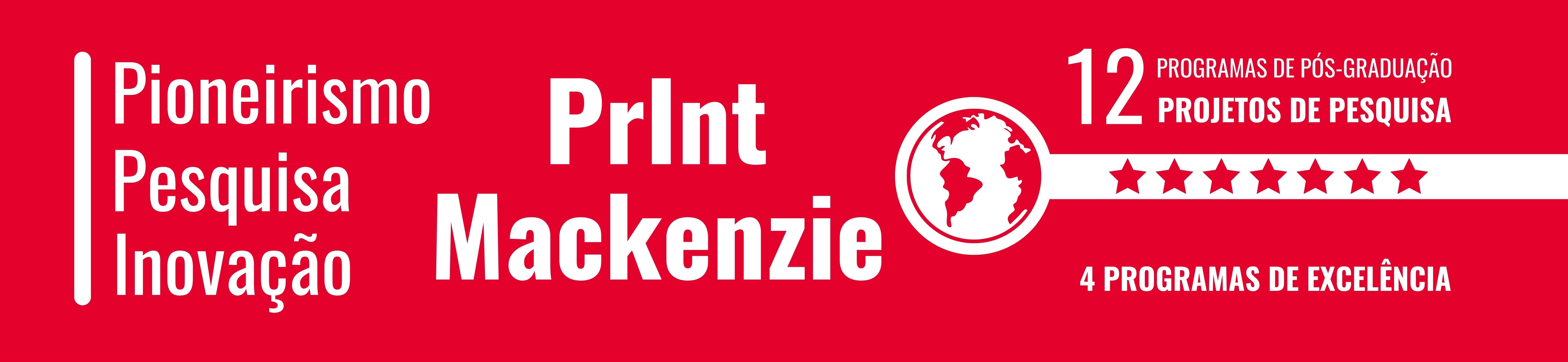 Projeto CAPES PrInt/UPM | Universidade Presbiteriana Mackenzie PrInt