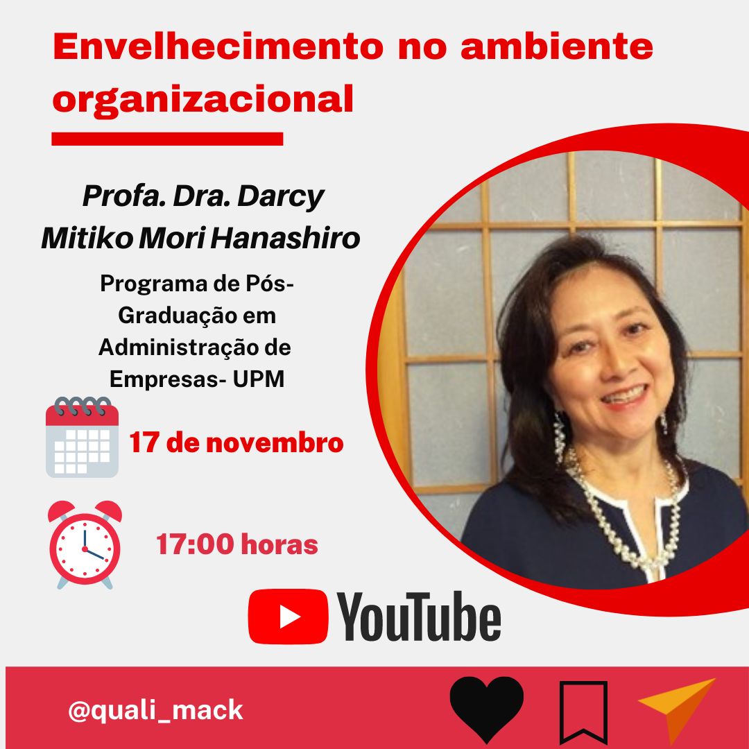 Envelhecimento no Ambiente Organizacional | Universidade - Mackenzie