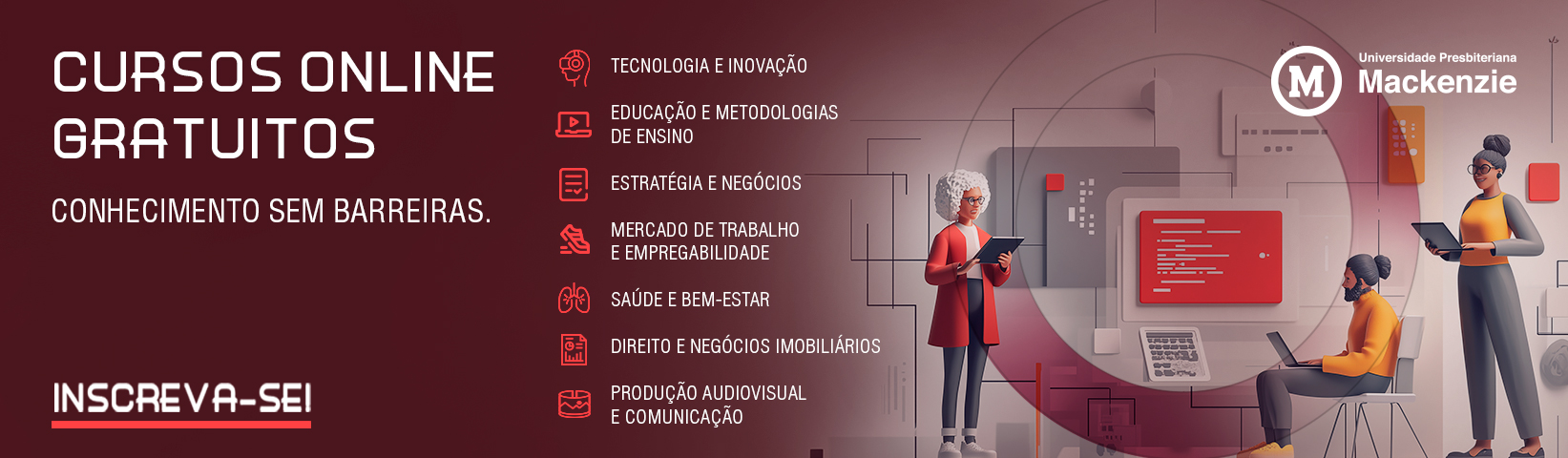 Cursos Online Gratuitos | Mackenzie