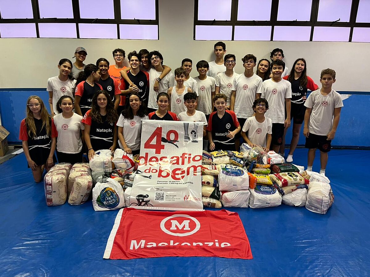 Colégio Mackenzie Brasília cumpre o 4º Desafio do Bem | Mackenzie