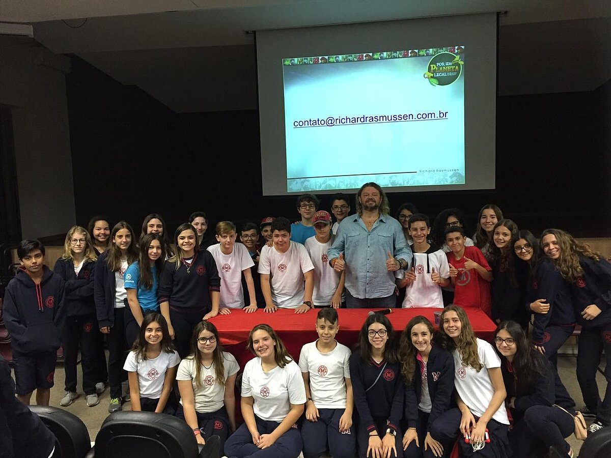 Palestra com biólogo Richard Rasmussen | Colégio Tamboré - Mackenzie